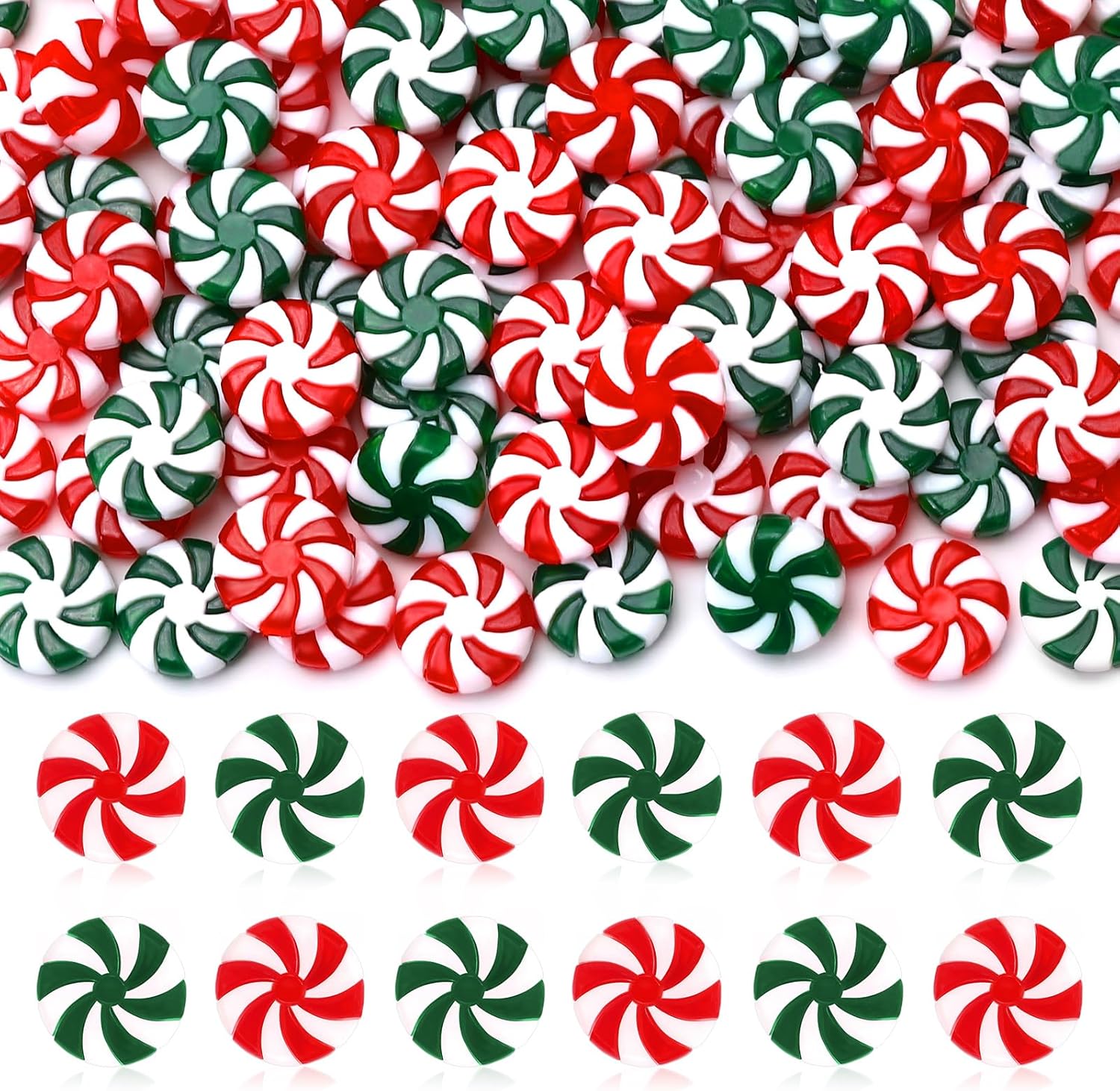 Fuliko 120pcs Christmas Ornaments Christmas Tree Hanging Ornaments Xmas ...