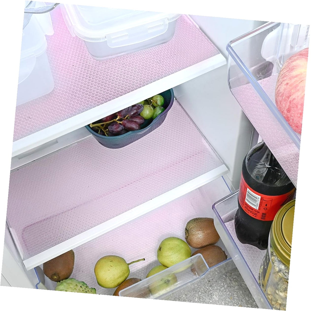 Fuliko 12Pcs Refrigerator Liners Washable Fridge Liners Refrigerator ...