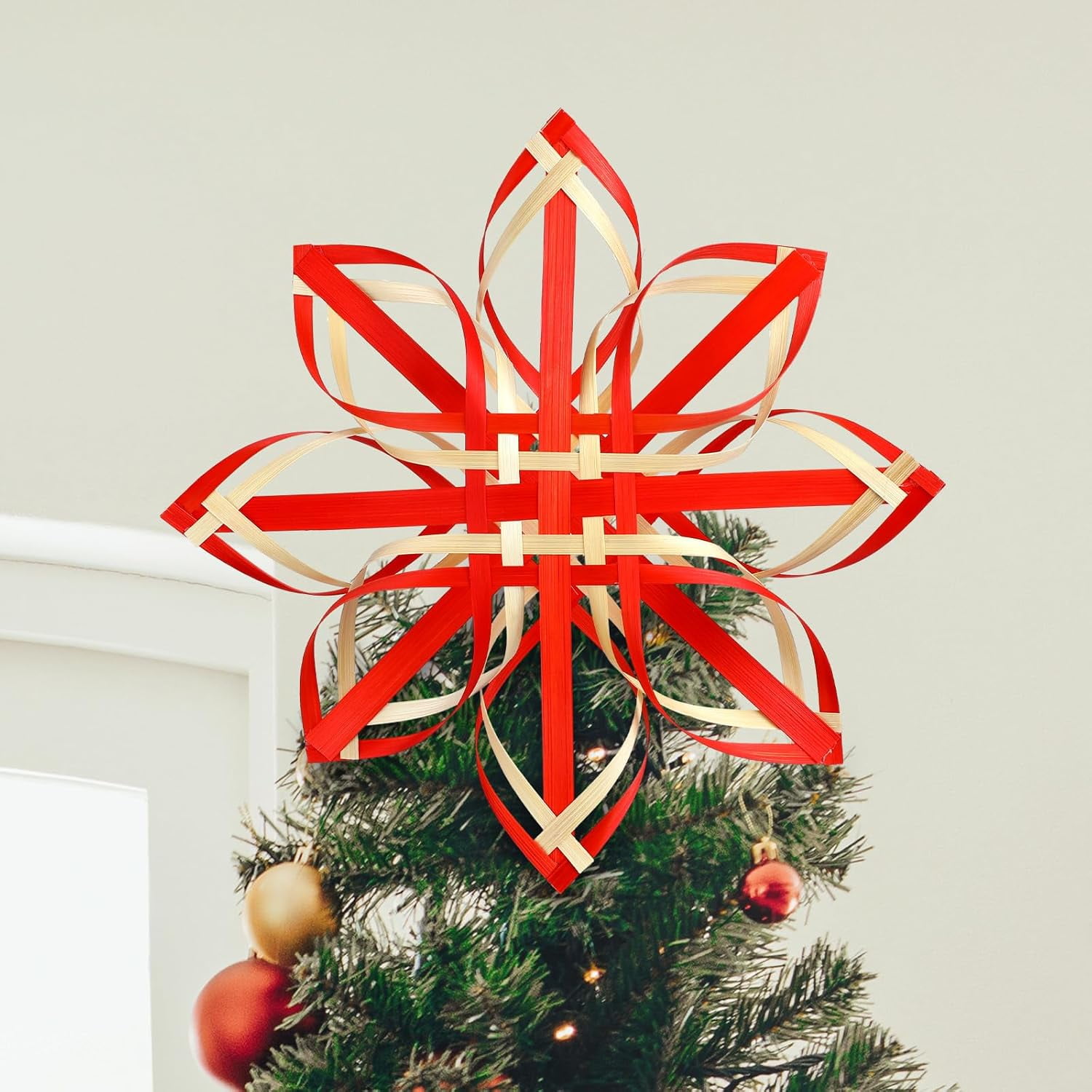 Fuliko 12inch Scandinavian Christmas Tree Topper Swedish Tree Topper ...