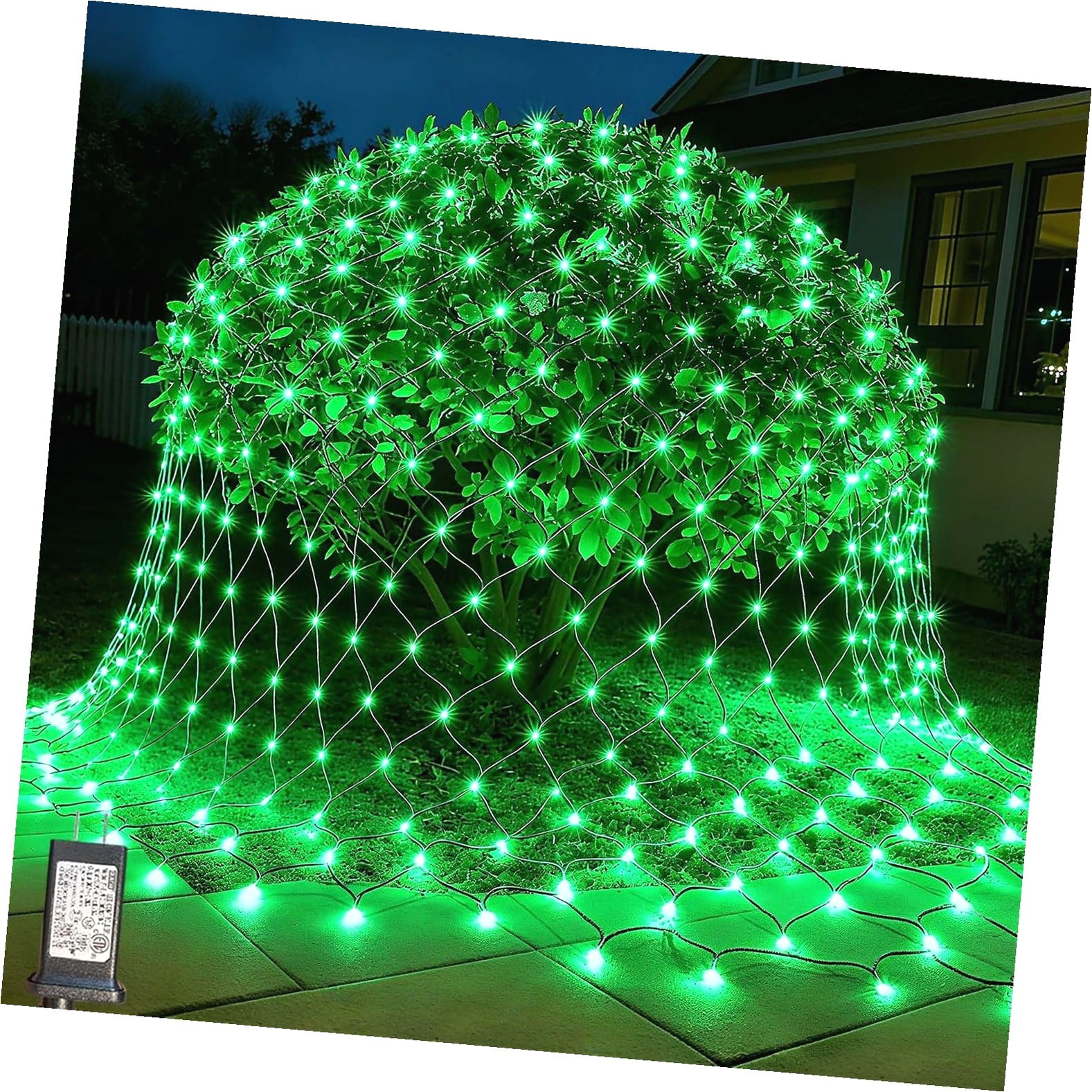Fuliko 14.8FT 5FT Christmas Net Lights, 300 Christmas Net Light for ...