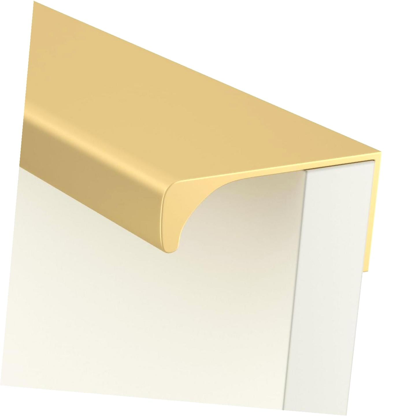 Fuliko 15-Piece Finger Edge Handles for Cabinet Drawer Pull Kitchen Tab ...