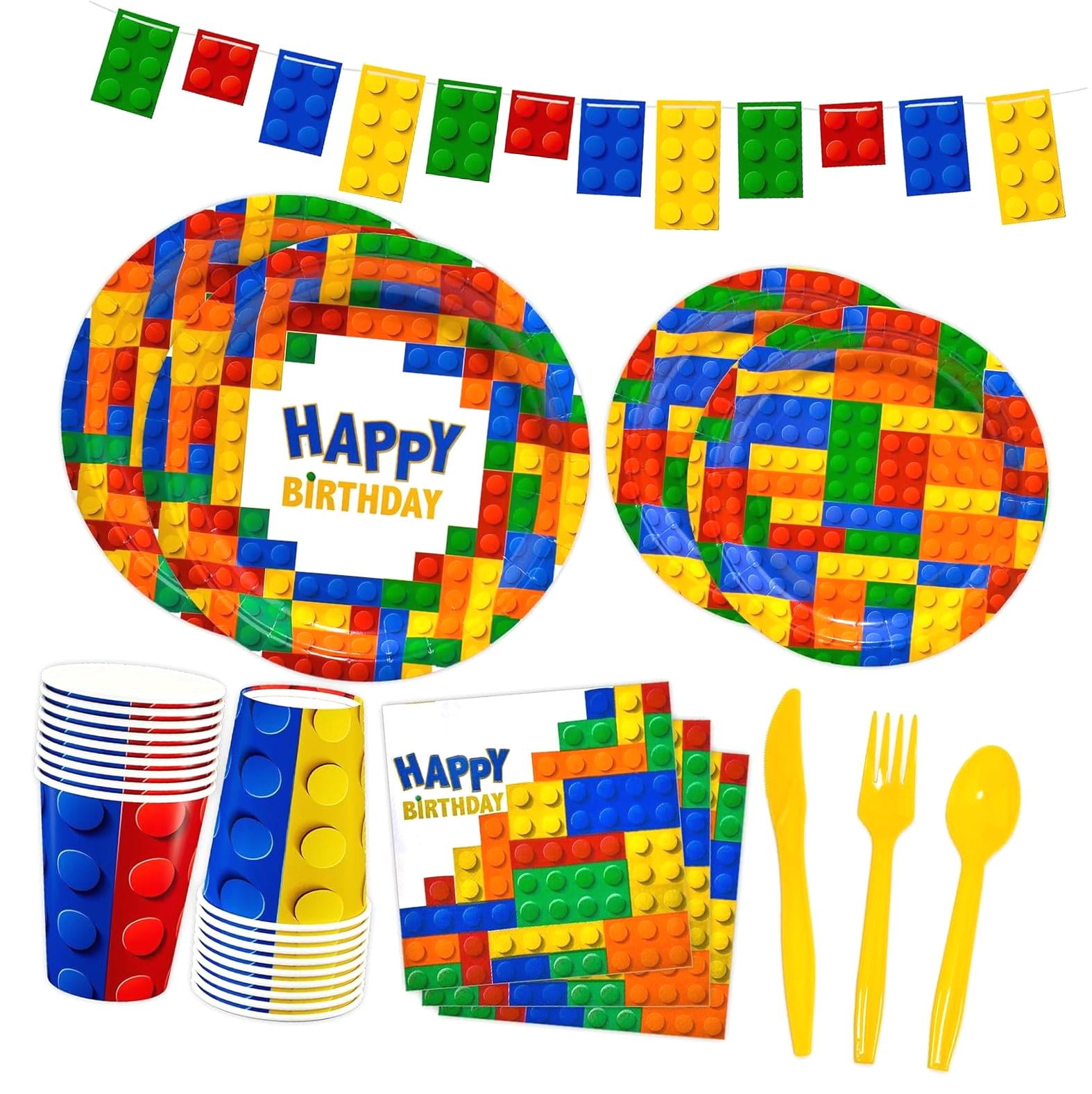 Fuliko 180 Pcs Building Block Party Set - Boys' Birthday Party ...