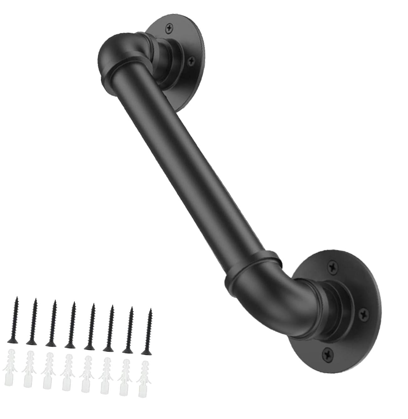 Fuliko 1FT Industrial Staircase Handrail Pipe Foot Rail Wall Mount ...