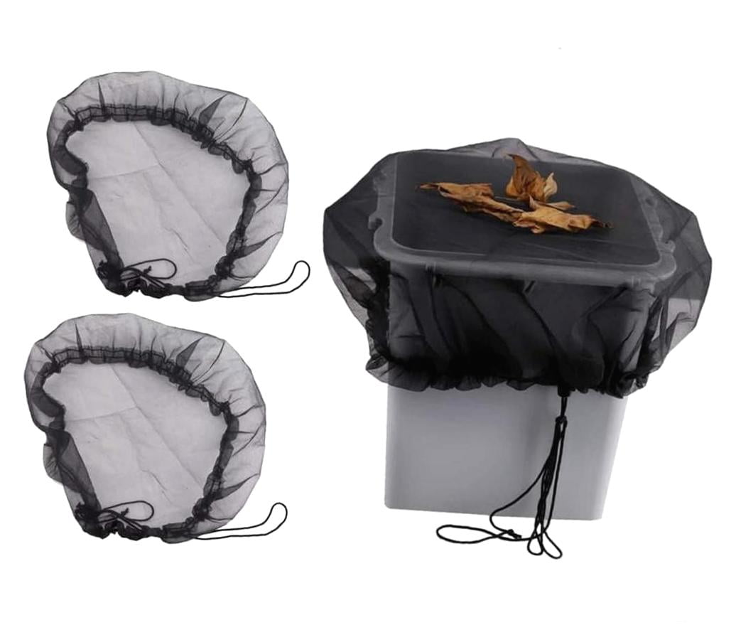 Fuliko 2-Pack 39in/100CM Rain Barrel Mesh Covers with Drawstring ...
