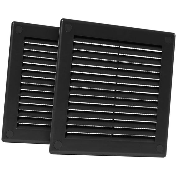 Fuliko 2-Pack 6" 6" (Outer Size) Square Air Vent Cover – Plastic Vent ...