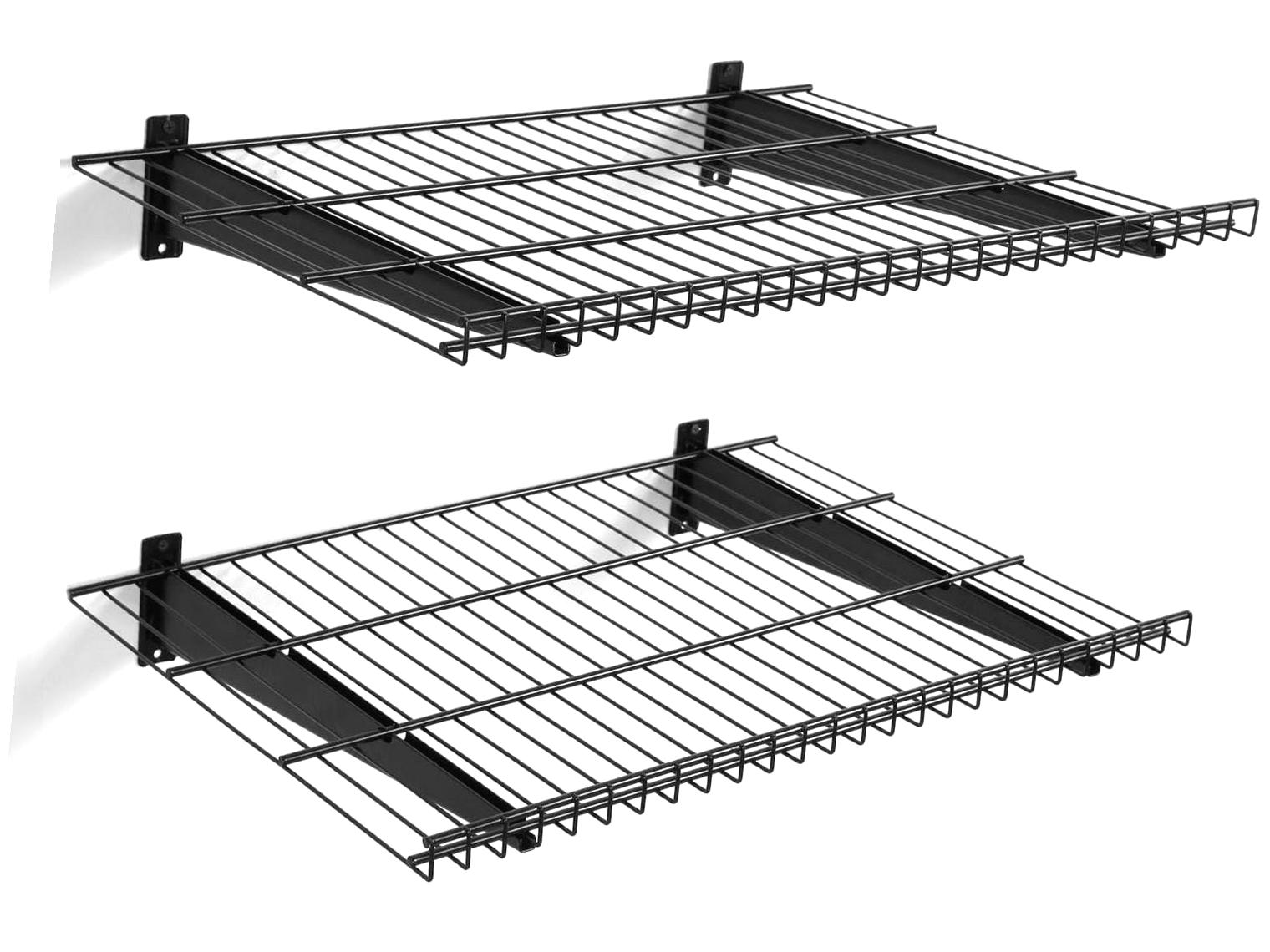 Fuliko 2 Pack Garage Wall Shelf, 23.6" x 11.4" Mounted Storage Shelves ...