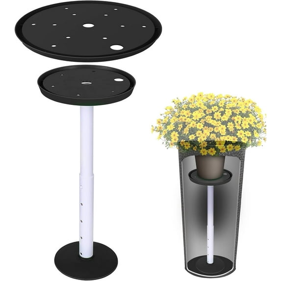 Fuliko 2 Pack Height Plant Risers for Inside Pots, 11-" Plant Risers ...