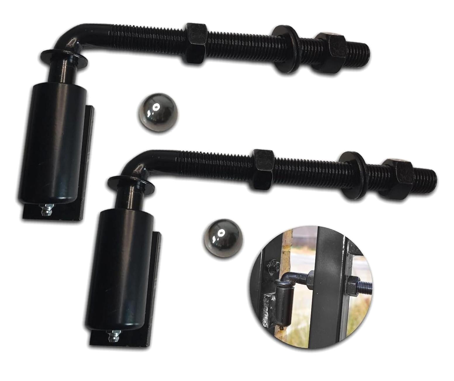 Fuliko 2 Pack Steel J-Hinge for Doors, Heavy-Duty Welded Hinge, Heavy ...