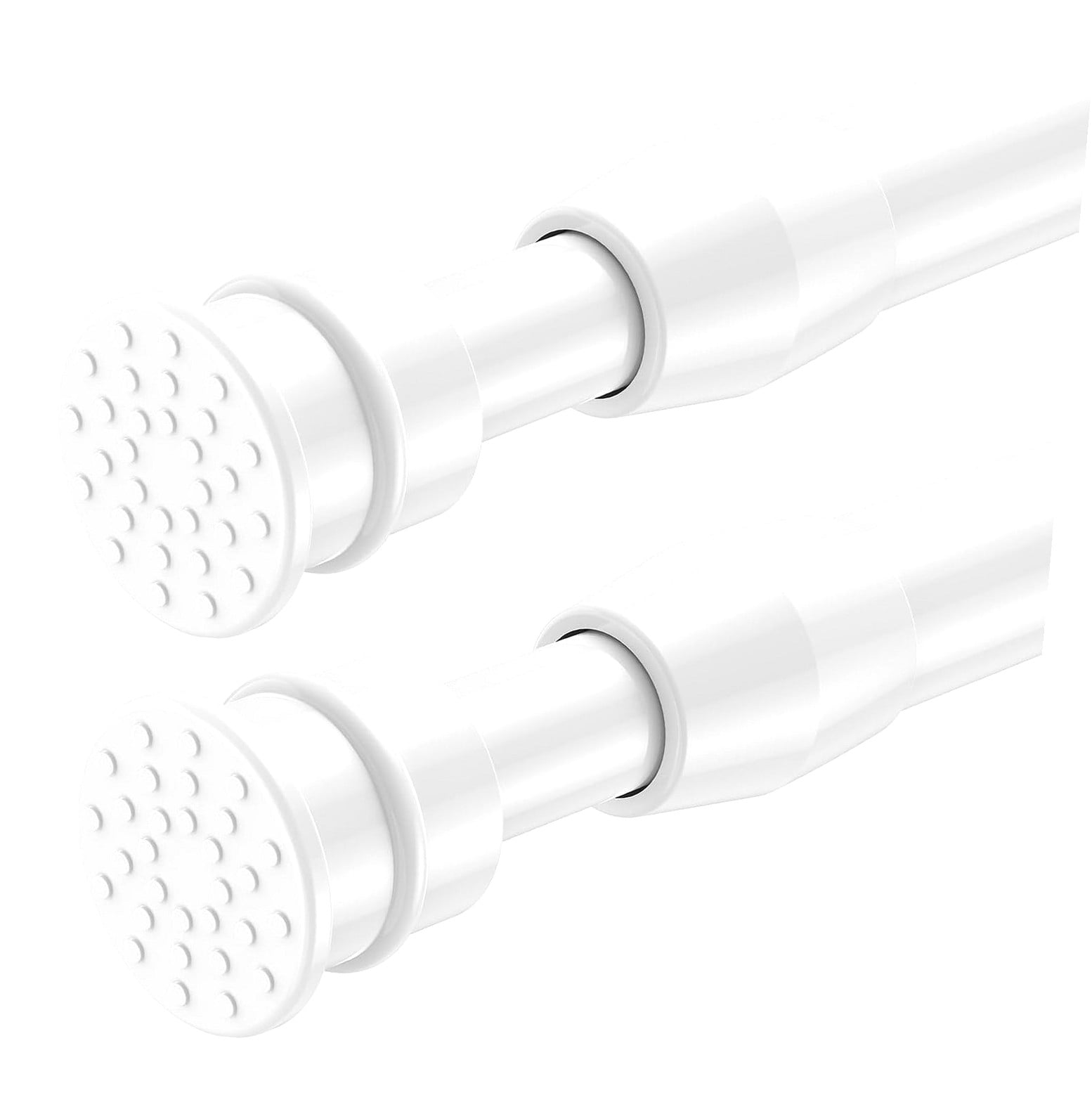 Fuliko 2 Pack Tension Curtain Rods for 27 to 38 inch, Expandable ...