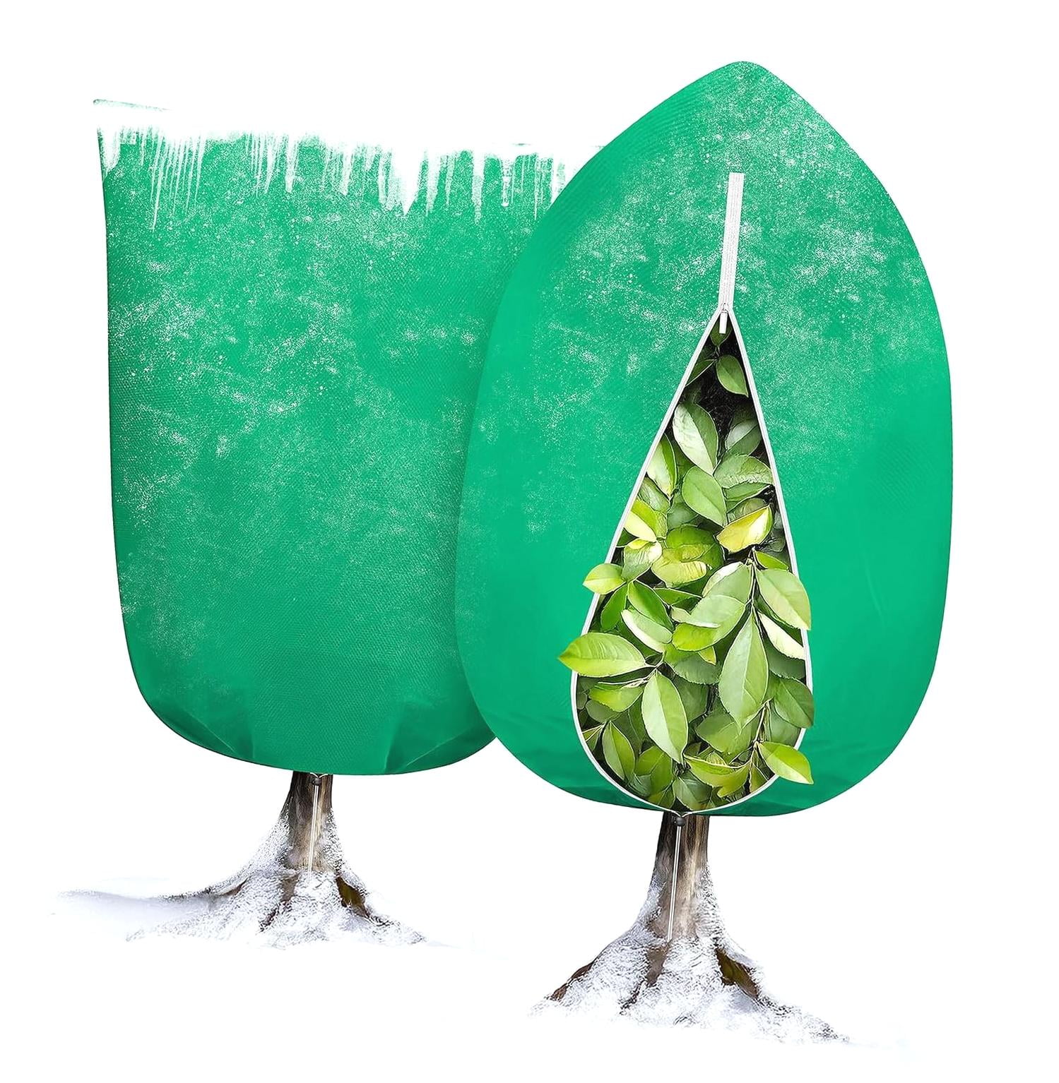 Fuliko 2 Packs 47" x 71" Plant Protection Covers for Freeze Prevention ...
