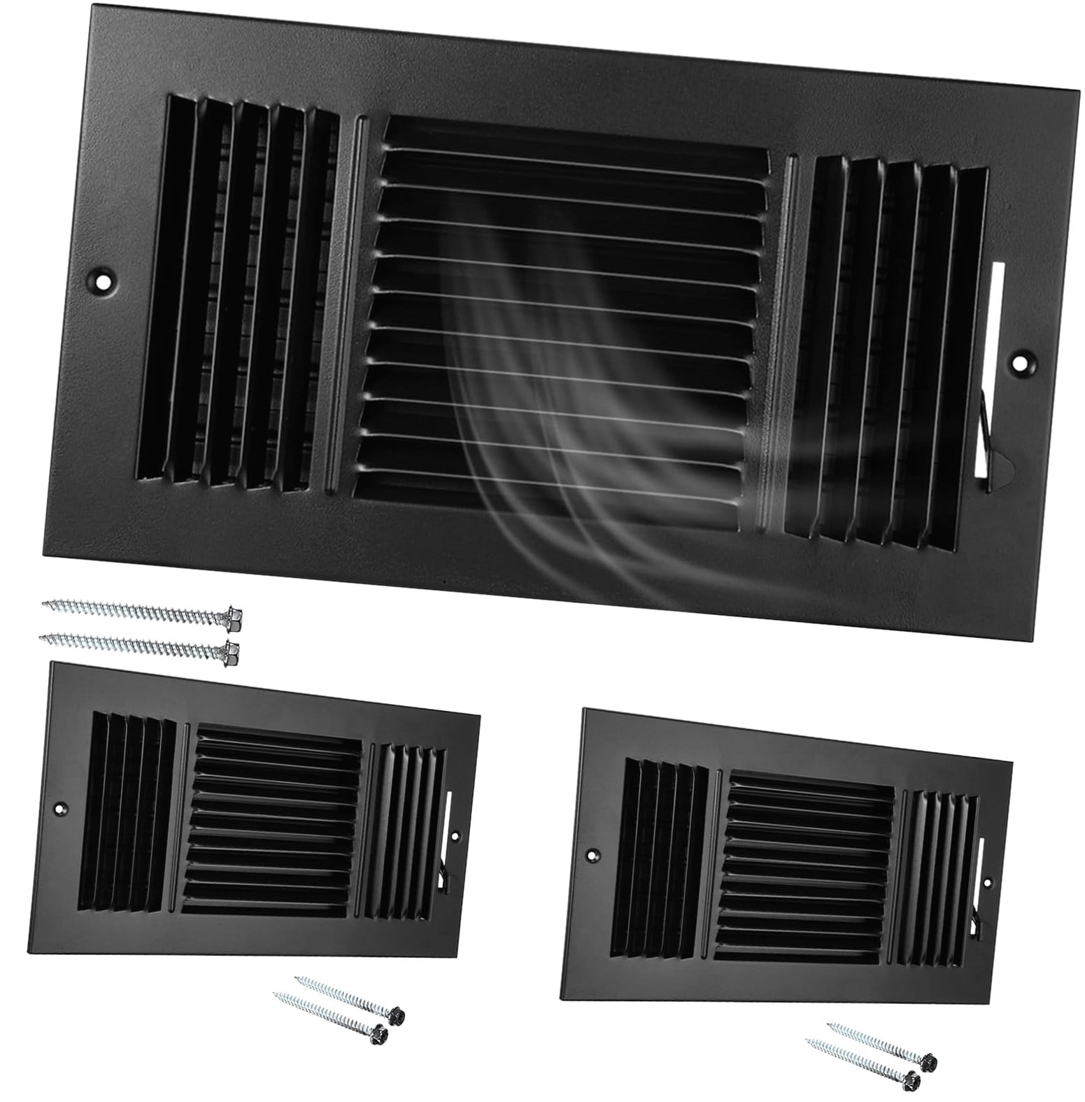 Fuliko 2 Pcs 12 6 Inch Vent Covers for Ceiling HVAC Sidewall Air ...