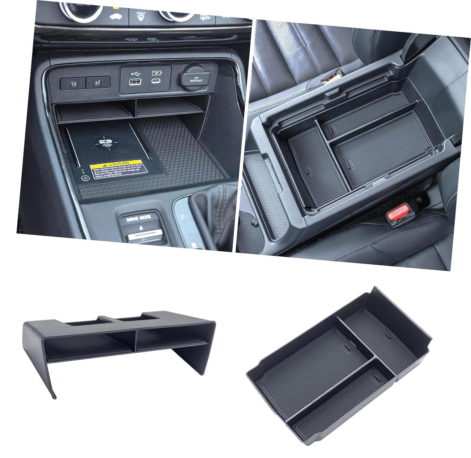 Fuliko 2-Piece Center Console Organizer and Armrest Storage Box for CR ...
