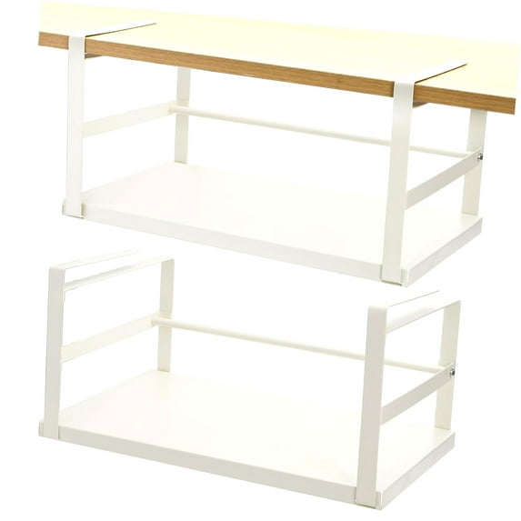 Fuliko 2-Piece Under Cabinet Storage Basket, Slide-in Hanging Basket ...