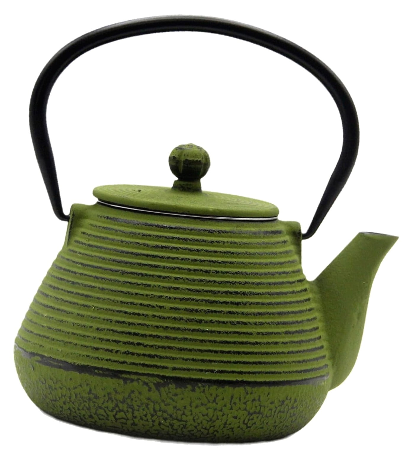 Fuliko 20.3oz Small Cast Iron Teapot, Cast Iron Tea Kettle for Stovetop ...