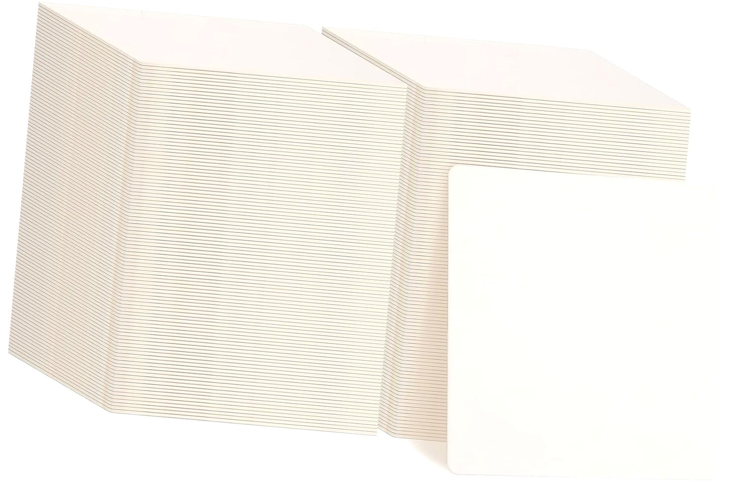 Fuliko 200 Pcs Paper Coasters Bulk, 4 Inch Cardboard Coasters Square ...
