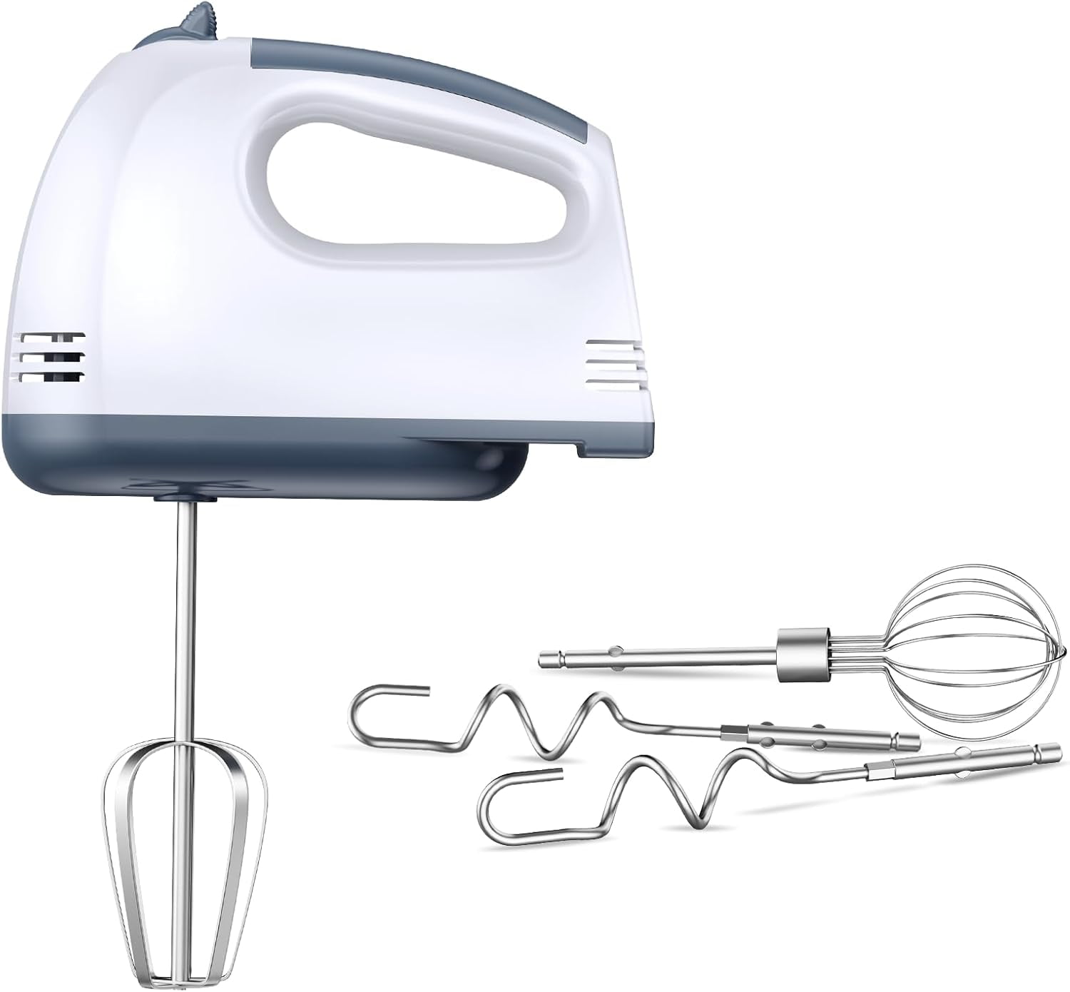 Fuliko 200W Electric Hand Mixer, 7-Speeds Small Handheld Mixer with 305 ...