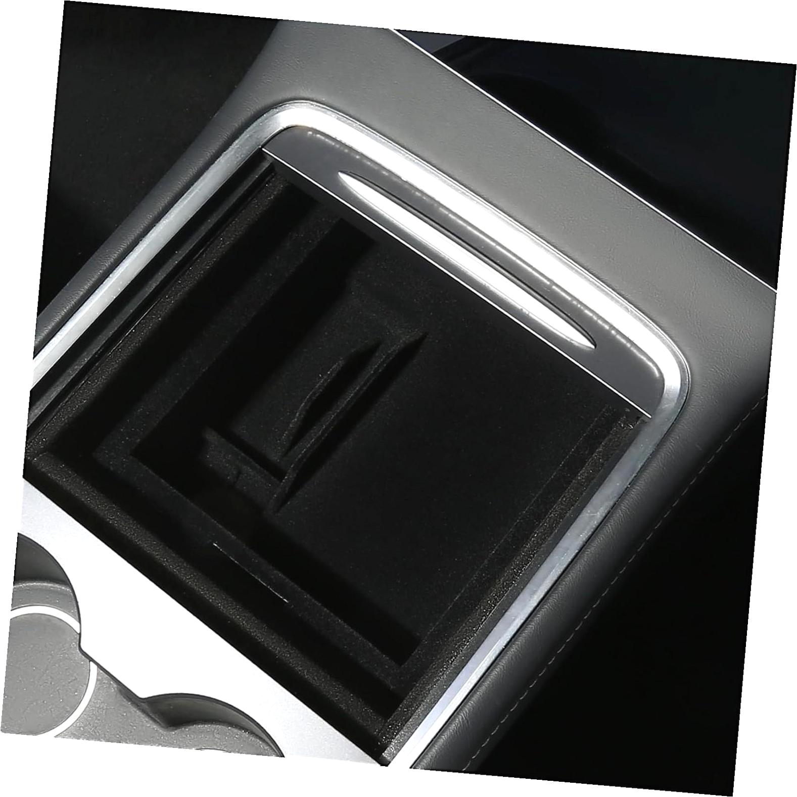 Fuliko 2024 Enhanced Center Console Organizer (Flocking), Armrest ...