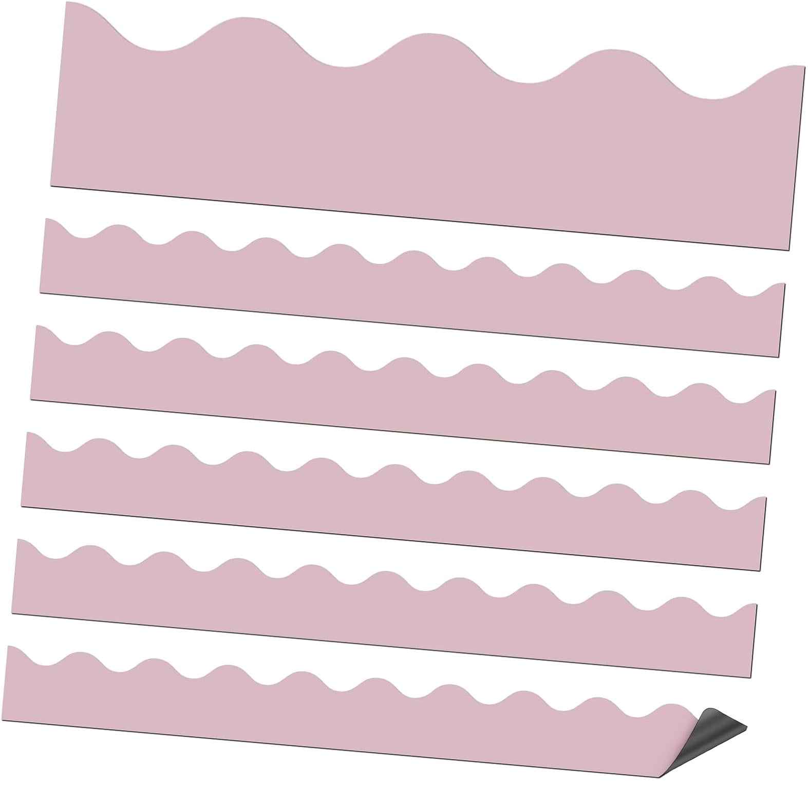 Fuliko 24-Piece Magnetic Borders for Classroom Whiteboard, Scalloped ...