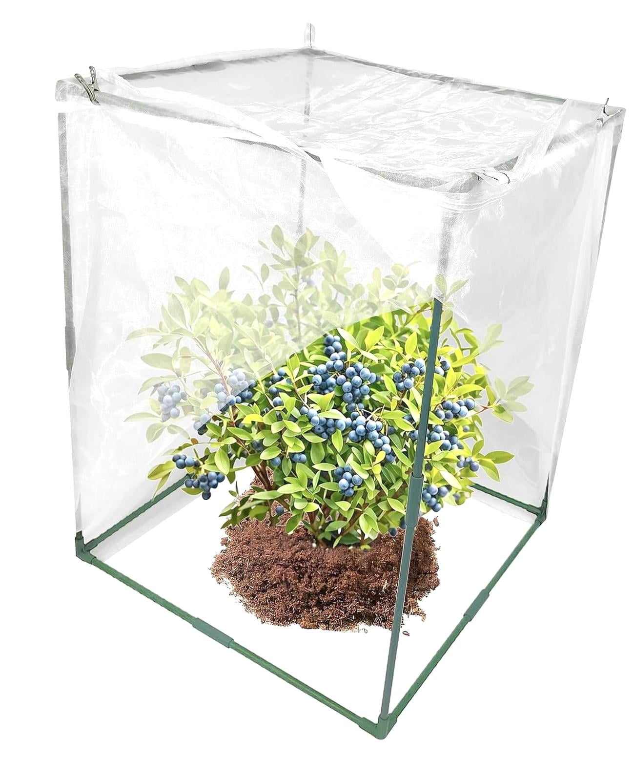 Fuliko 25x25x34 Inches Insect Mesh Bird Netting for Quick Open & Close ...
