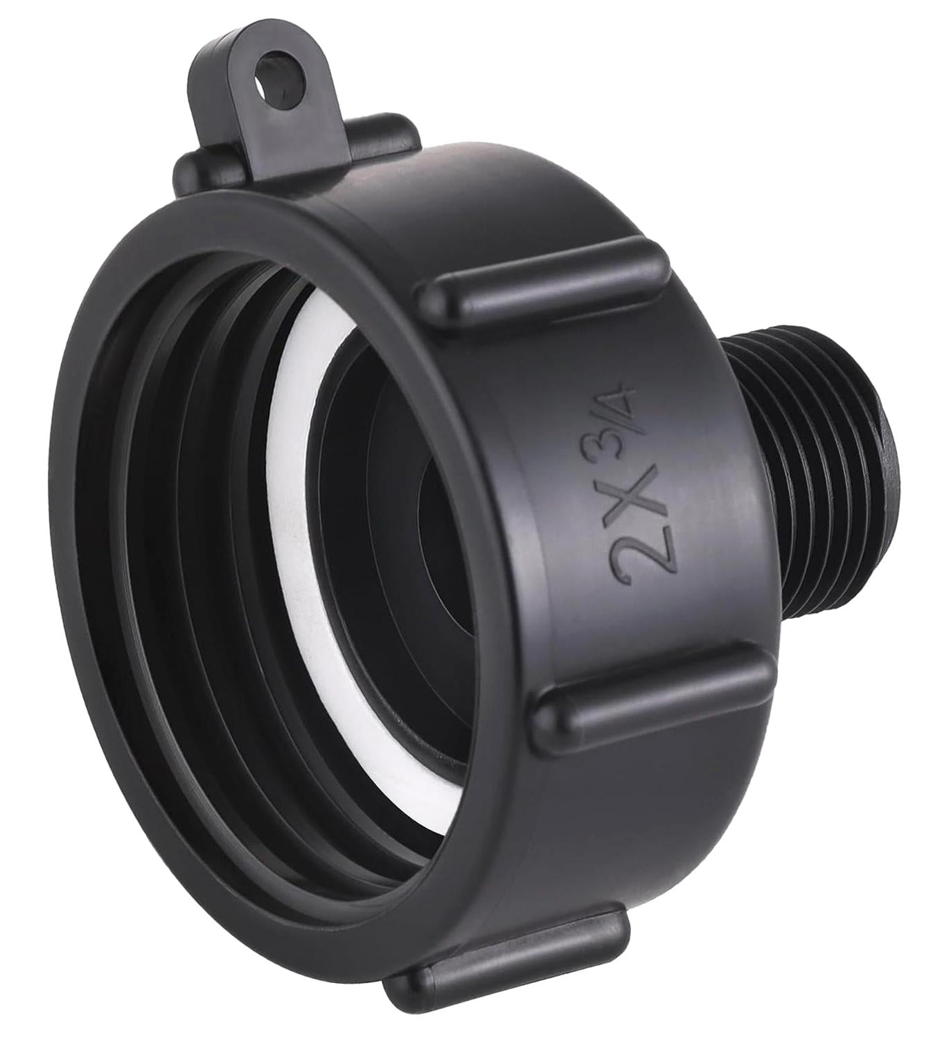 Fuliko 275-330 Gallon IBC Tote Adapter S60x6mm Coarse Thread to 3/4 ...