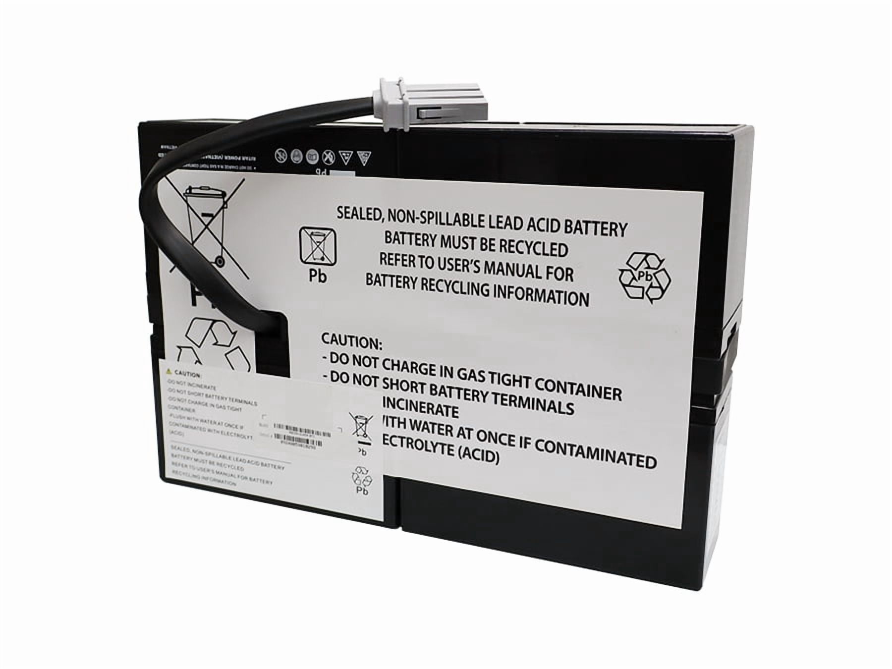 RBC59-PW SEALED LEAD ACID BATTERY FOR APC SC1500VA, SC1500, SC1500I ...