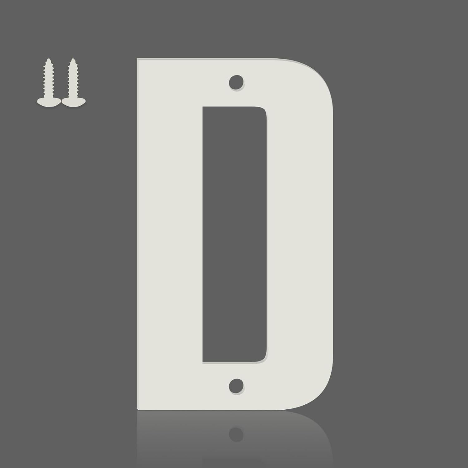 Fuliko 3 Inch Aluminum Metal Letters Rustproof, , to Install Address ...