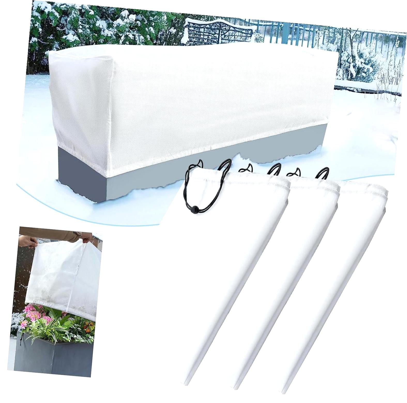 Fuliko 3 Pcs Rectangular Winter Plant Box Covers, Freeze Protection ...