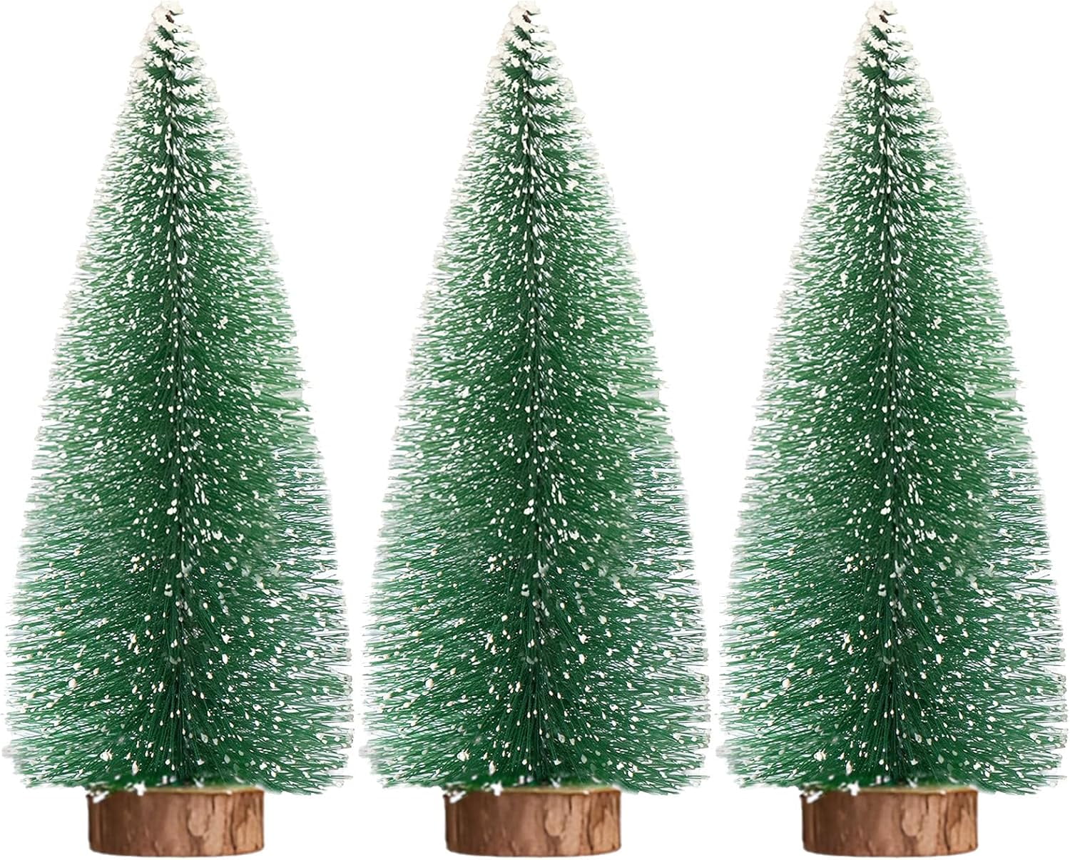Fuliko 3 Pieces 10-Inch Christmas Trees Christmas Tree Ornaments ...