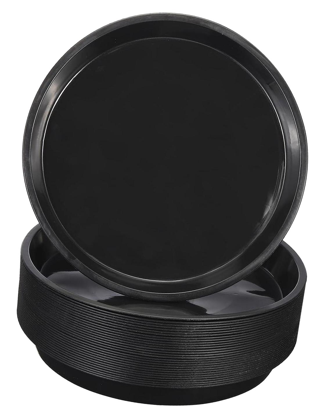 Fuliko 30-Pack Plastic Plant Saucers, 10-Inch Round Drip Trays for ...