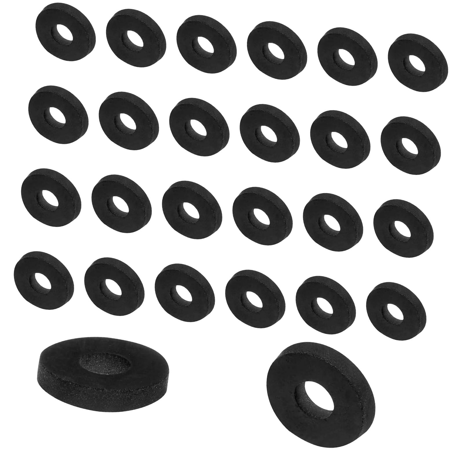 Fuliko 30 Pieces Rubber Spacers, 16.5mm Outer Diameter, 6.5mm Inner ...
