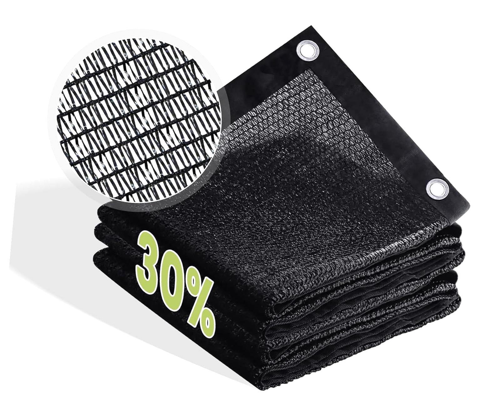 Fuliko 30% Shade Fabric, Sun Protection Mesh with Grommets, UV Block ...