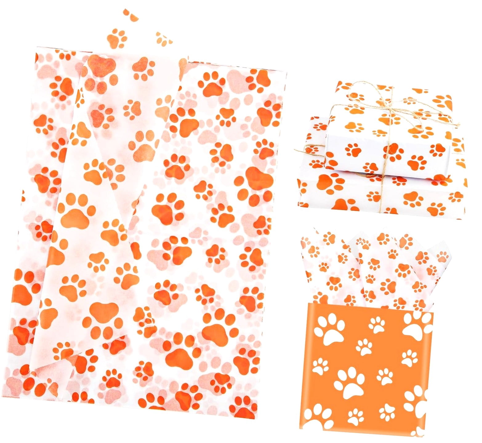 Fuliko 30 Tissue Paper , 14x20 inch Paper for Bag Packaging, Christmas ...