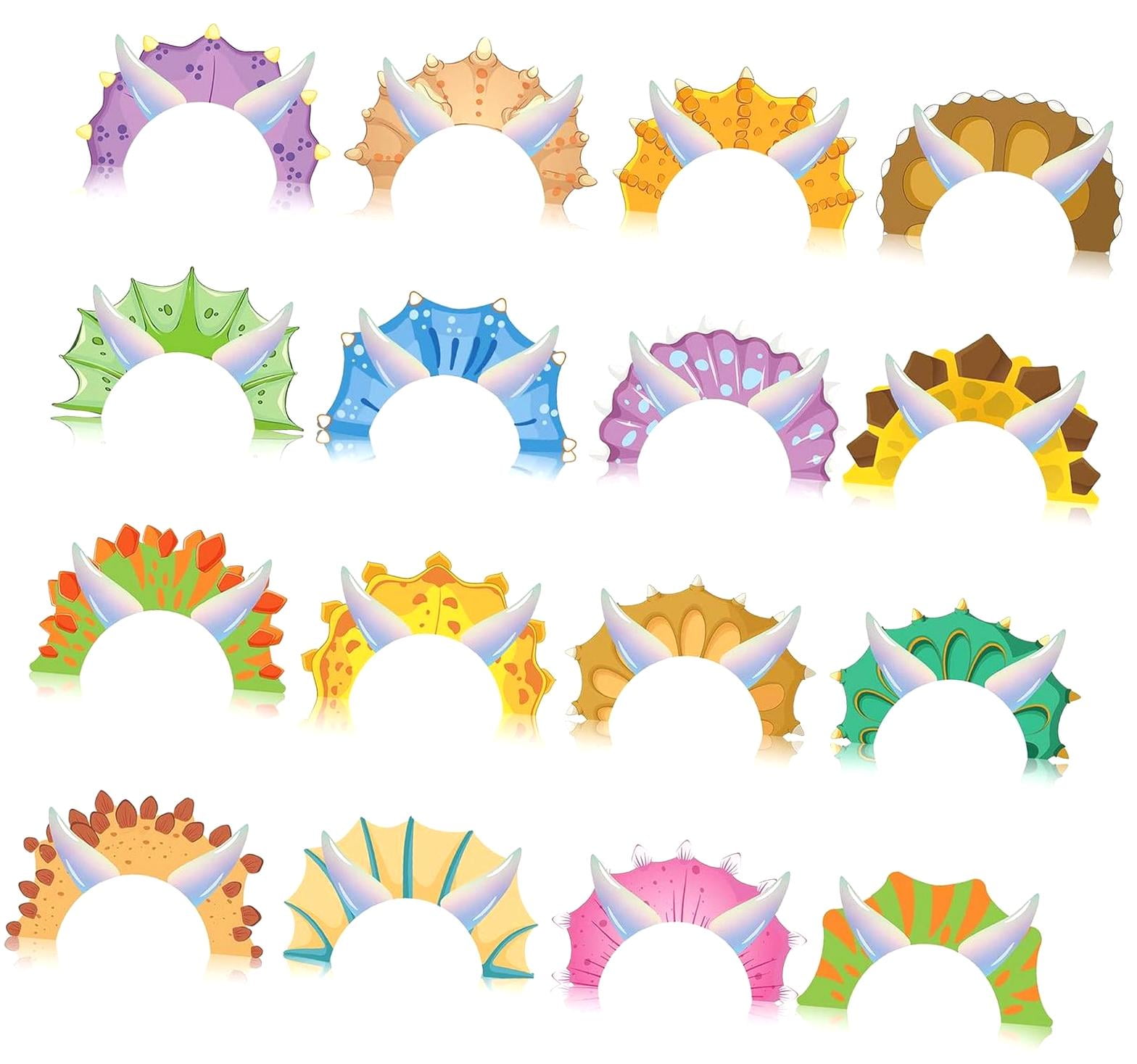 Fuliko 32 Piece Party Hat Collection for , Paper Crowns and Tiara ...