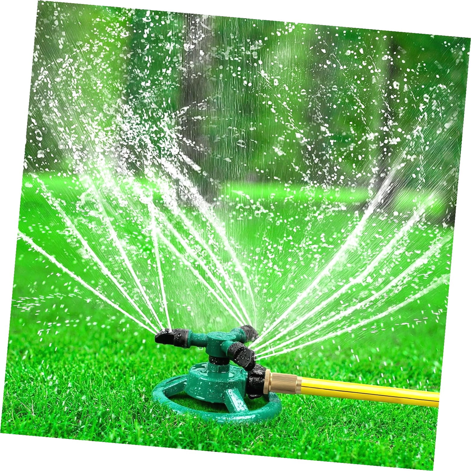 Fuliko 360-Degree Rotating Lawn , Broad Area Coverage, Versatile Yard ...