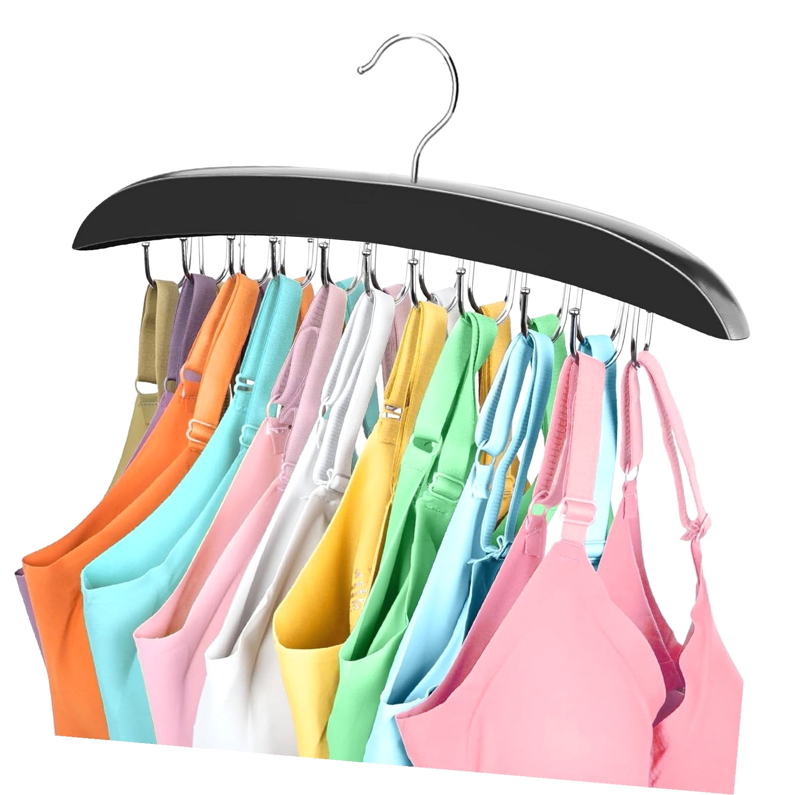 Fuliko 360 Rotating Organizer, -Saving /20 Foldable Metal Hangers, Top ...