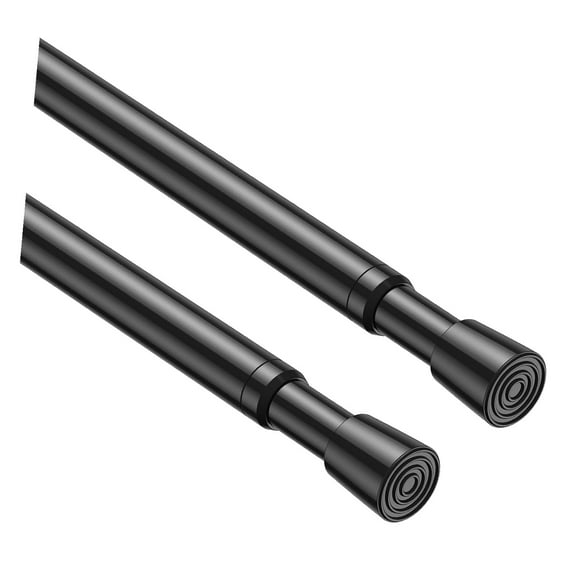 Fuliko 4 Pack Tension Rods 11-19 Inches, 5/8" Diameter Load Expandable ...