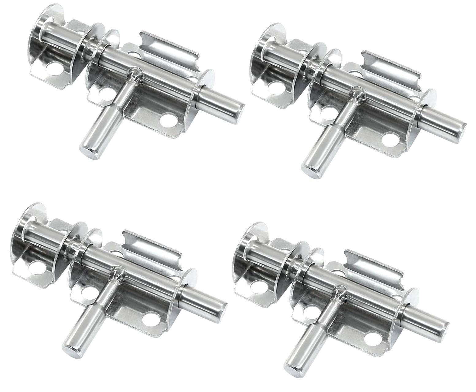 Fuliko 4 Pcs 2" Barrel Bolt, Steel Sliding Security Door Lock with ...