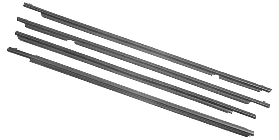 Fuliko 4-Piece Car Door Window Weather Stripping Moulding Trim Seal for ...