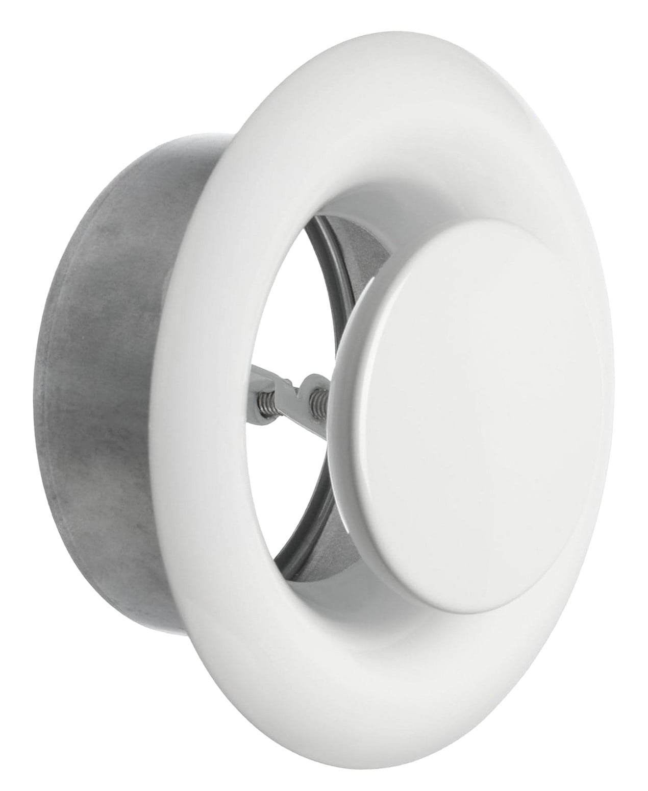 Fuliko 4 inch White Metal Diffuser Vent for Wall Ceiling Duct Cover ...