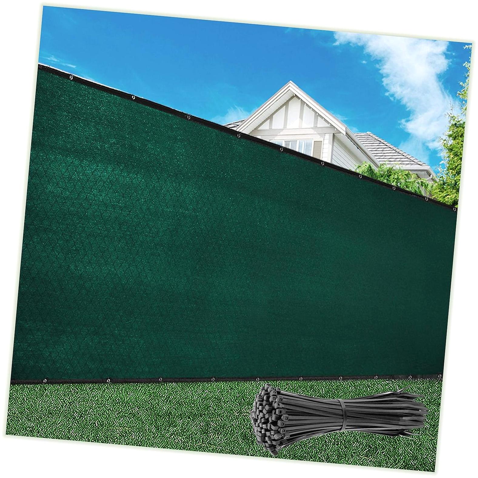 Fuliko 4' x 25' Privacy Fence Screen - Commercial Grade 170 - Includes ...
