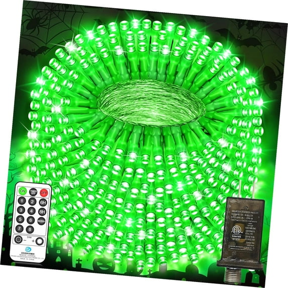 Fuliko 403 FT 1000 Christmas Lights Plug in Clear Wire String Lights 8 ...