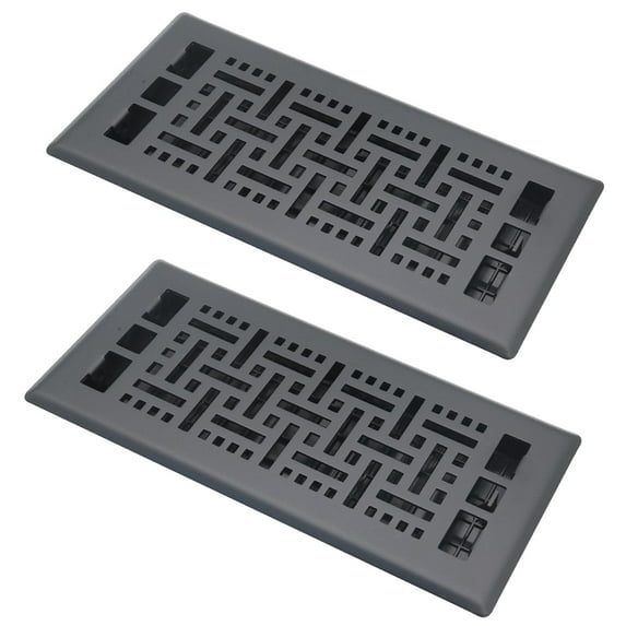 Fuliko 4X10 Inch Floor Vent for Room 2 Packs Floor Grates Walkable ...