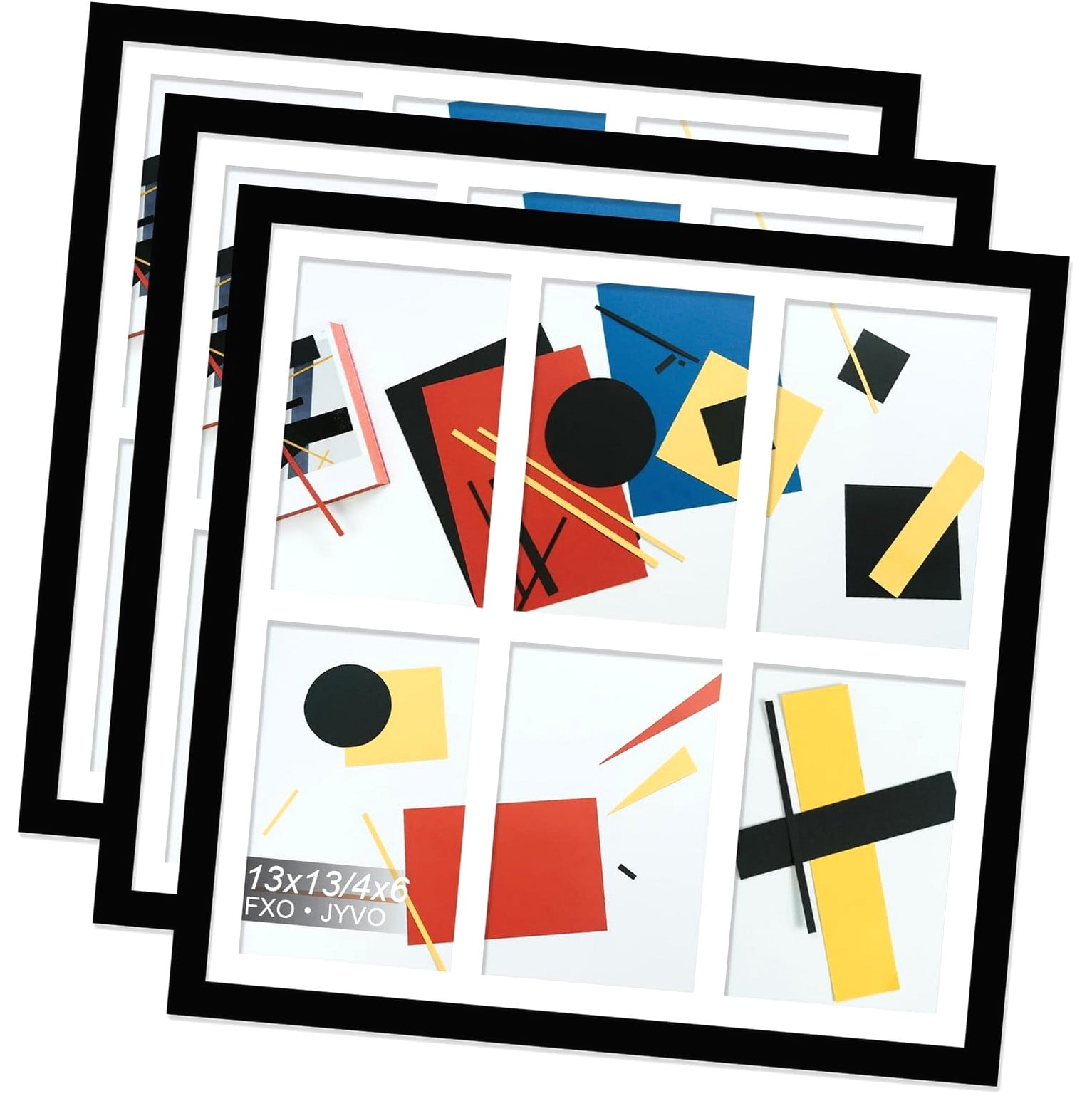 Fuliko 4x6 Collage Set of 3, Displays Six 4x6 Picture Collages or One ...