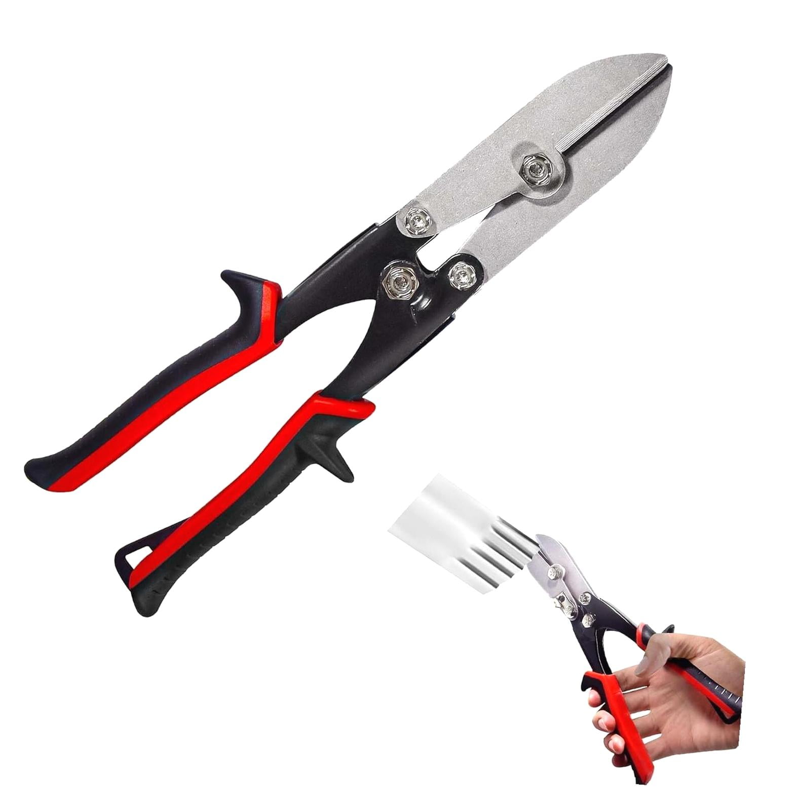 Fuliko 5 Sheet Metal Crimper, Pipe Crimper, Gutter Crimping Tool, Duct ...