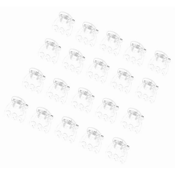 Fuliko 50Pcs Clear Plant Clips for Orchids, Garden Vine Supports ...