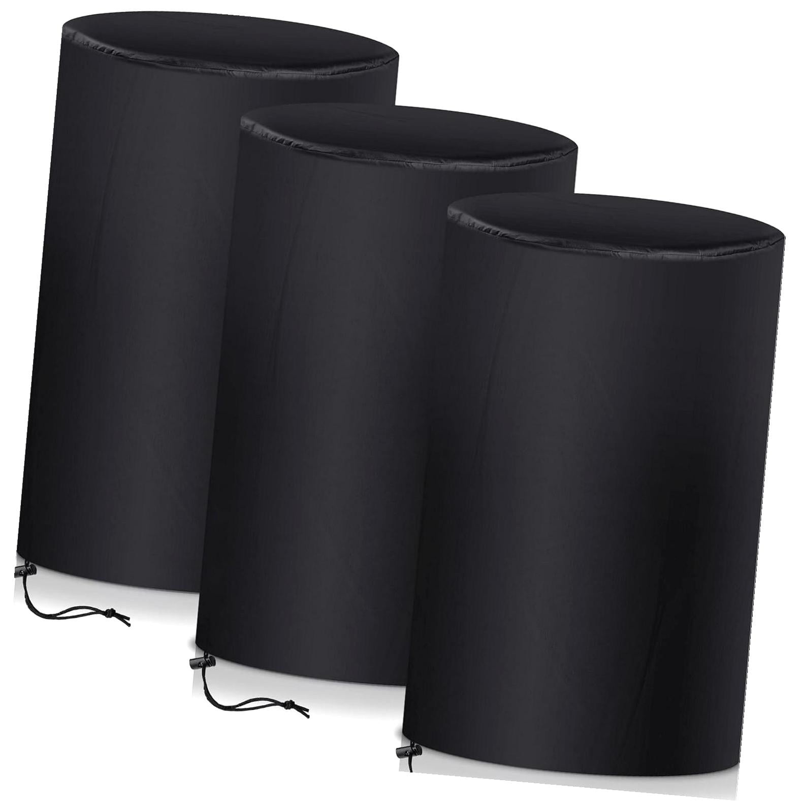 Fuliko 55 Gallon Drum Protector, 210D Fabric Water Barrel Cover, 25 x ...