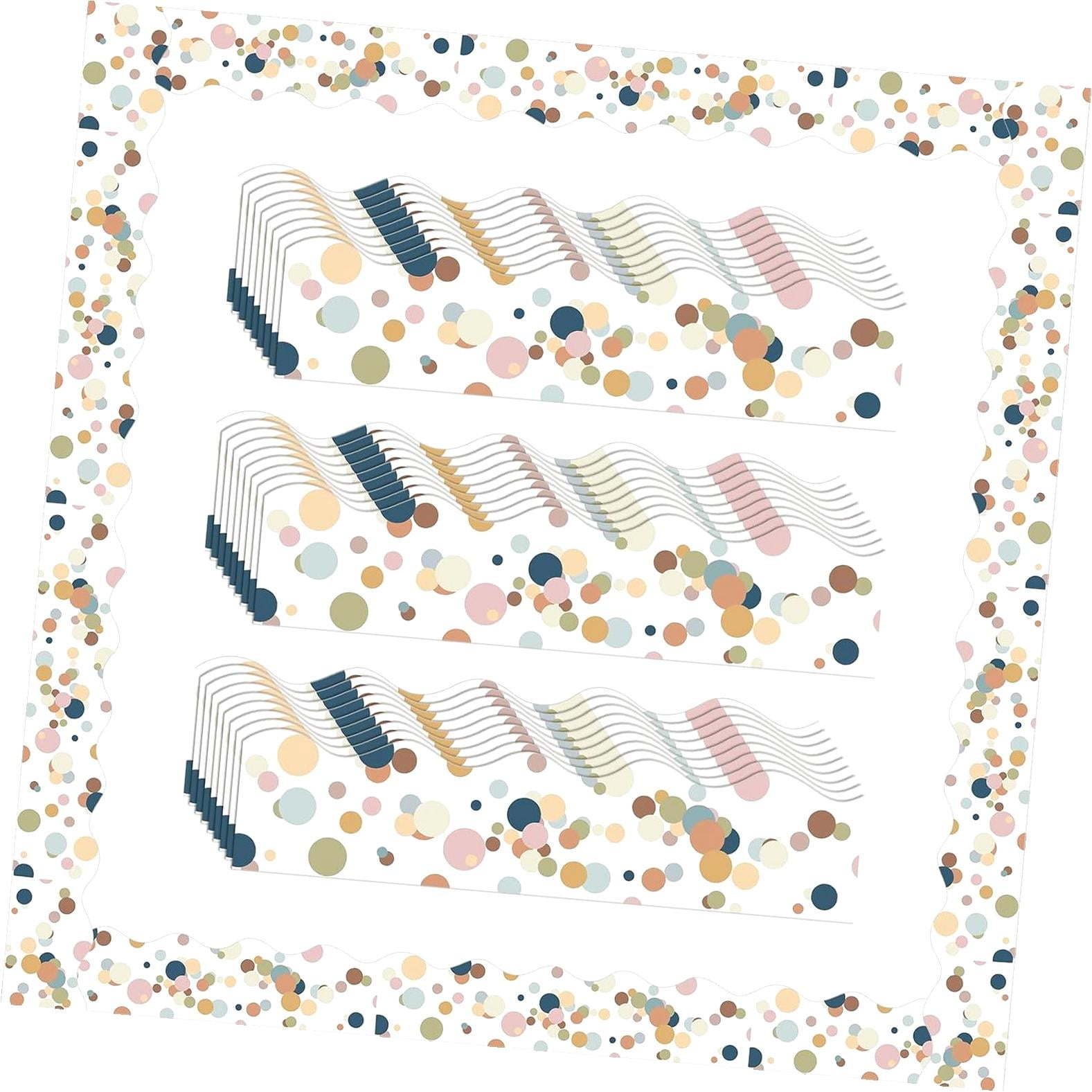 Fuliko 59 Feet Classroom Bulletin Board Borders, Colorful Die Cut ...