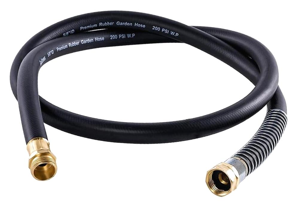 Fuliko 5ft 5/8", Short Water Hose, Male to Female Fittings, Five ...