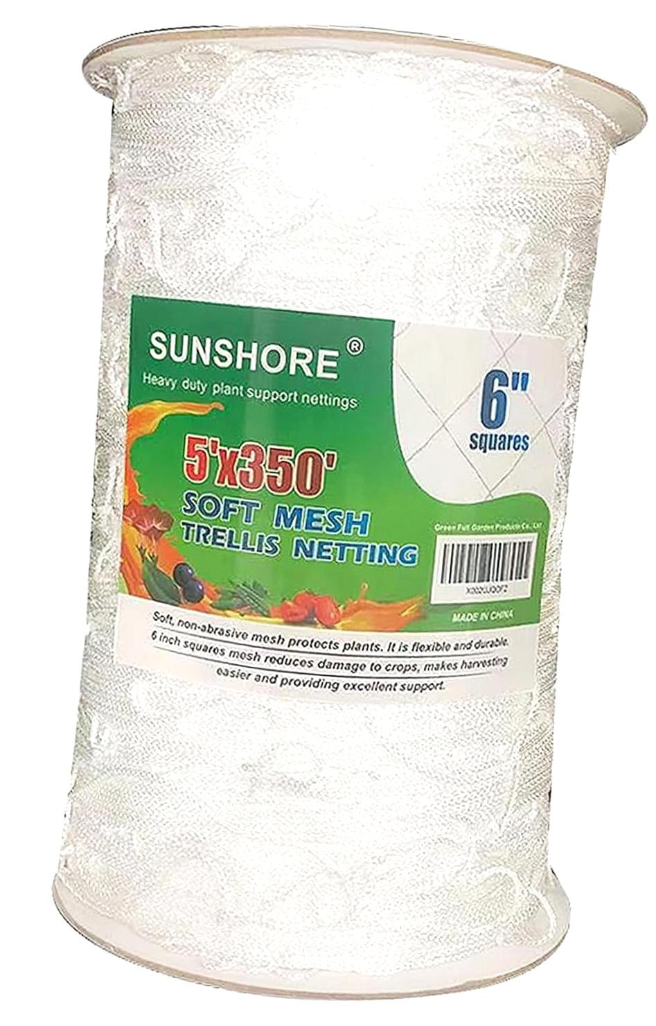 Fuliko 5x350ft Garden Trellis Netting - Polyester Support Net for ...