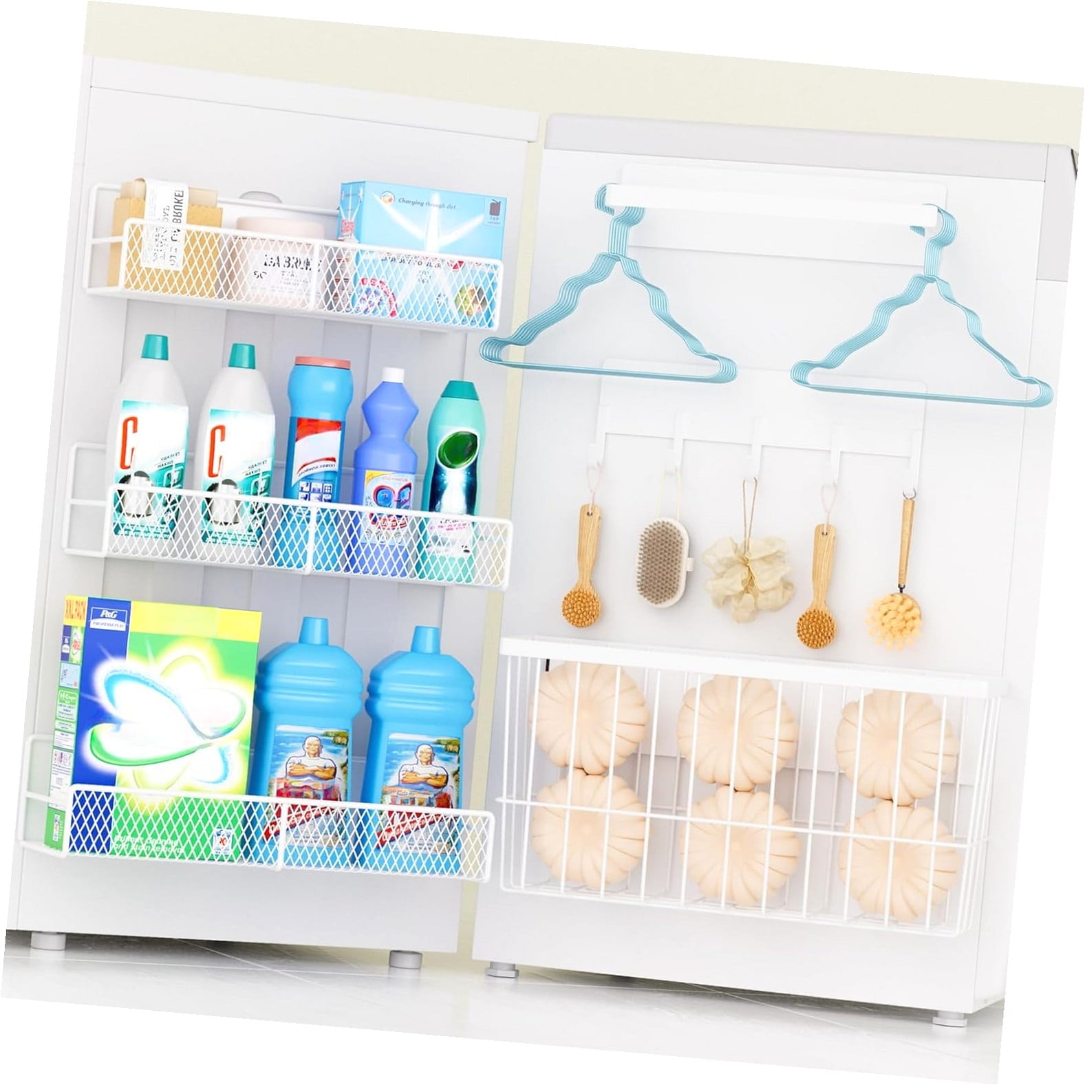 Fuliko 6-Pack Shelves for Washing Machine and Refrigerator, Laundry ...
